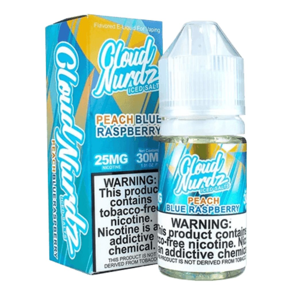 Cloud Nurdz Salts Peach Blue Razz ICED E-Liquid Flavor And Vaping ... Cloud Nurdz Salts Peach Blue Razz ICED E-Liquid Flavor And Vaping ...